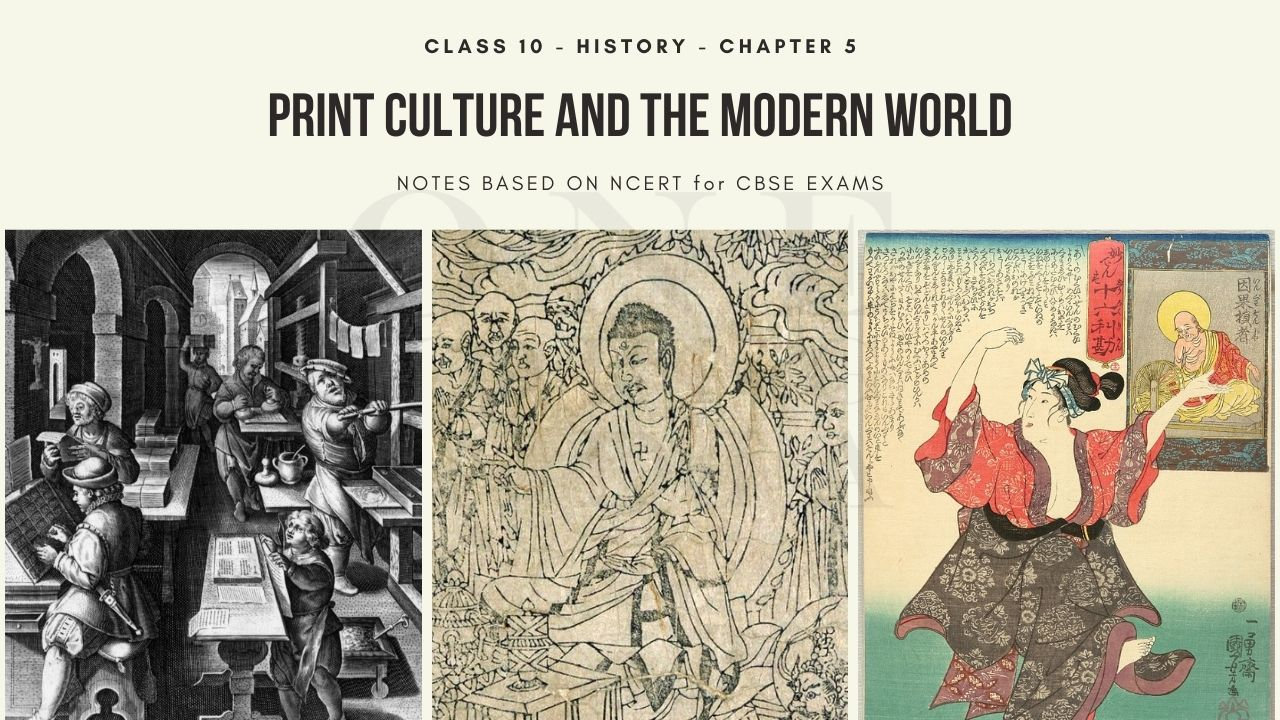 Print Culture And Modern World Notes CBSE Class 10 Social Science print-culture-and-modern-world-notes-cbse-class-10-social-science